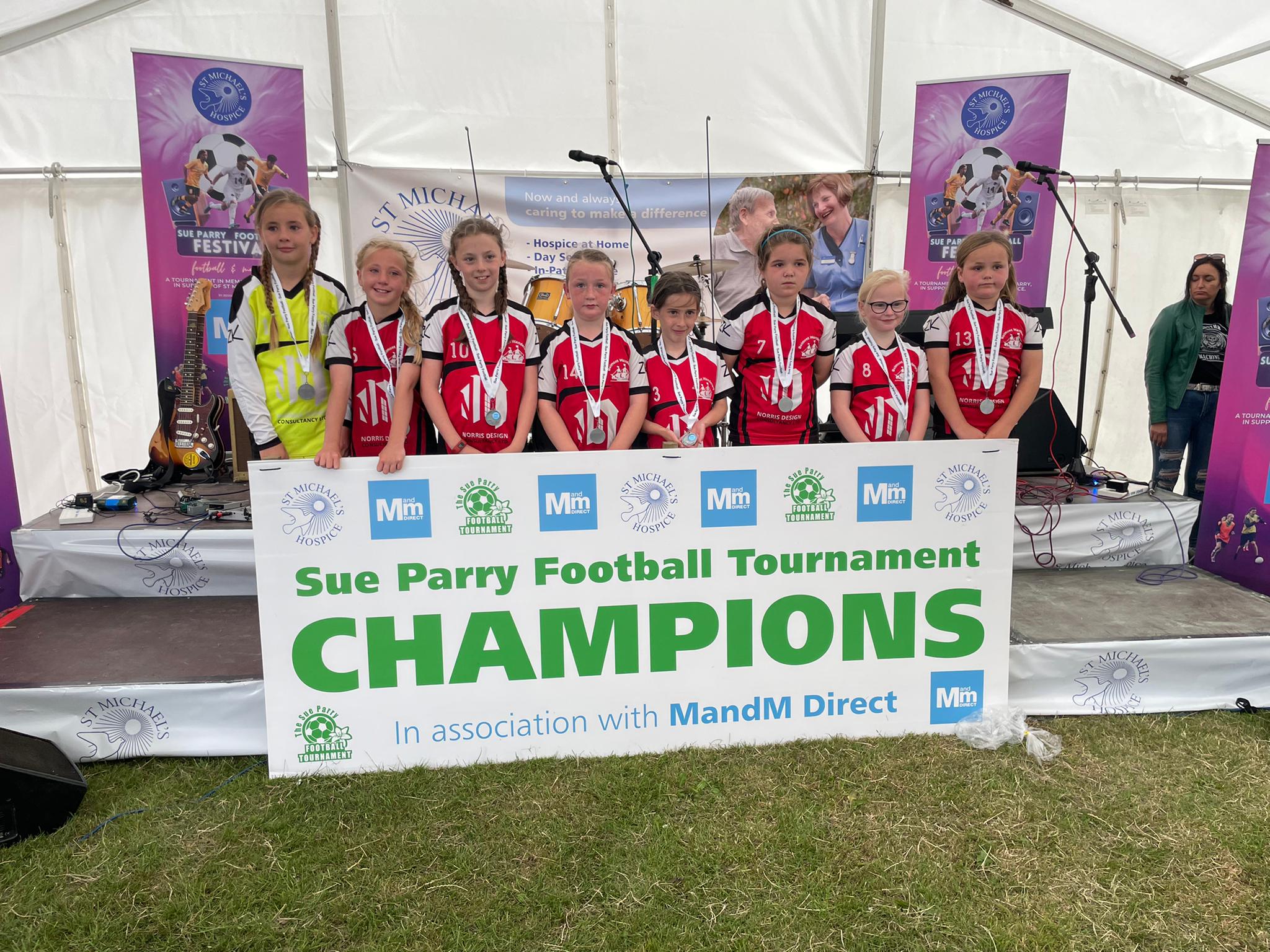 Over £10K raised during Sue Parry football tournament - St Michaels Hospice
