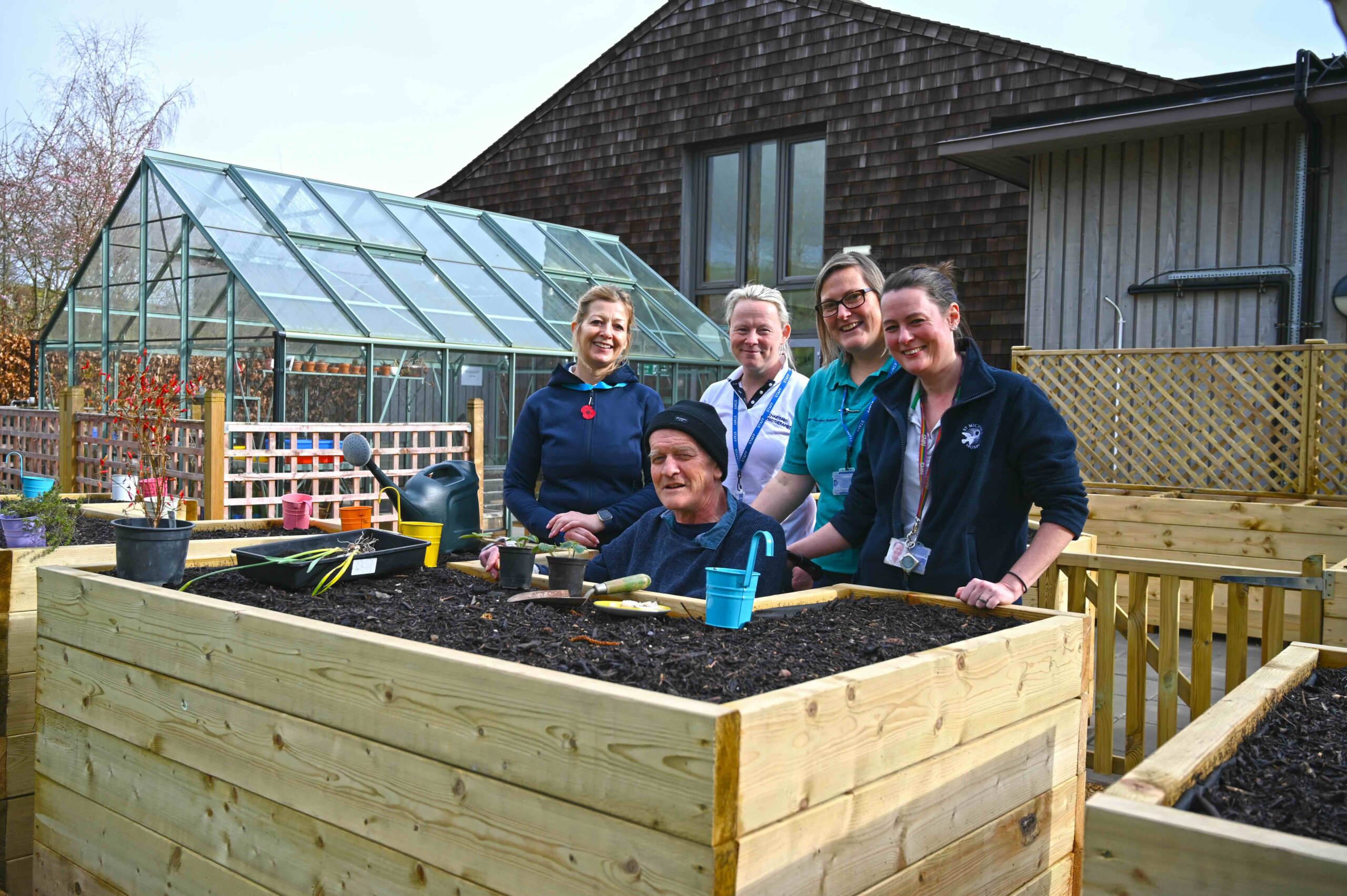 Pottering in the garden made possible thanks to supporters like Hellens ...