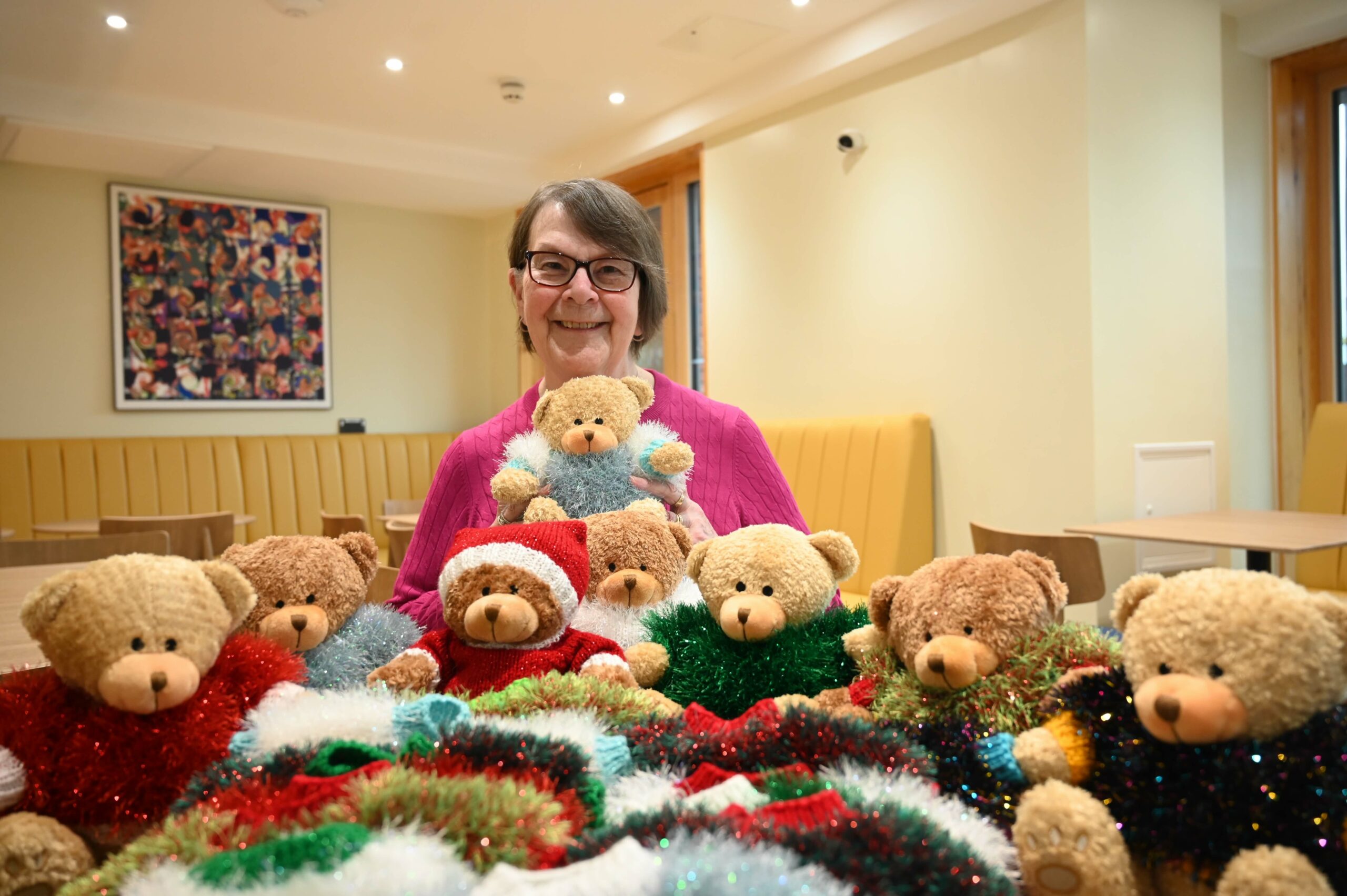 Stitched with love - Jenny gives Memory Bears a festive touch - St ...