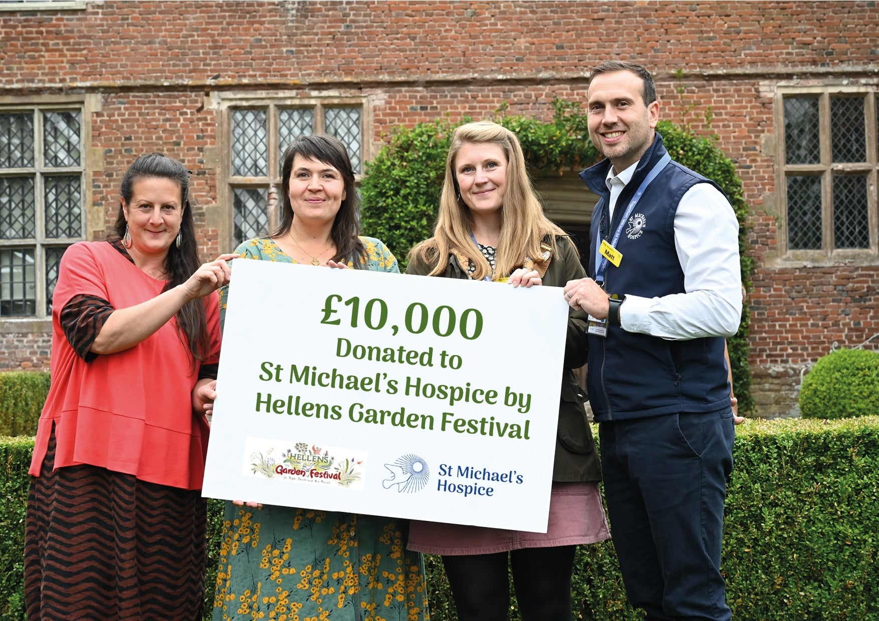 Hellens' continued generosity sees further large donation to St Michael ...