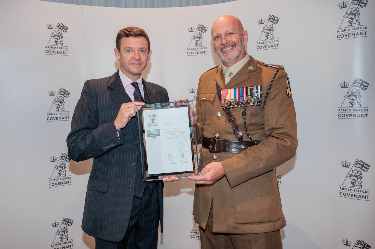 Ministry of Defence award handed to St Michael's in recognition of ...